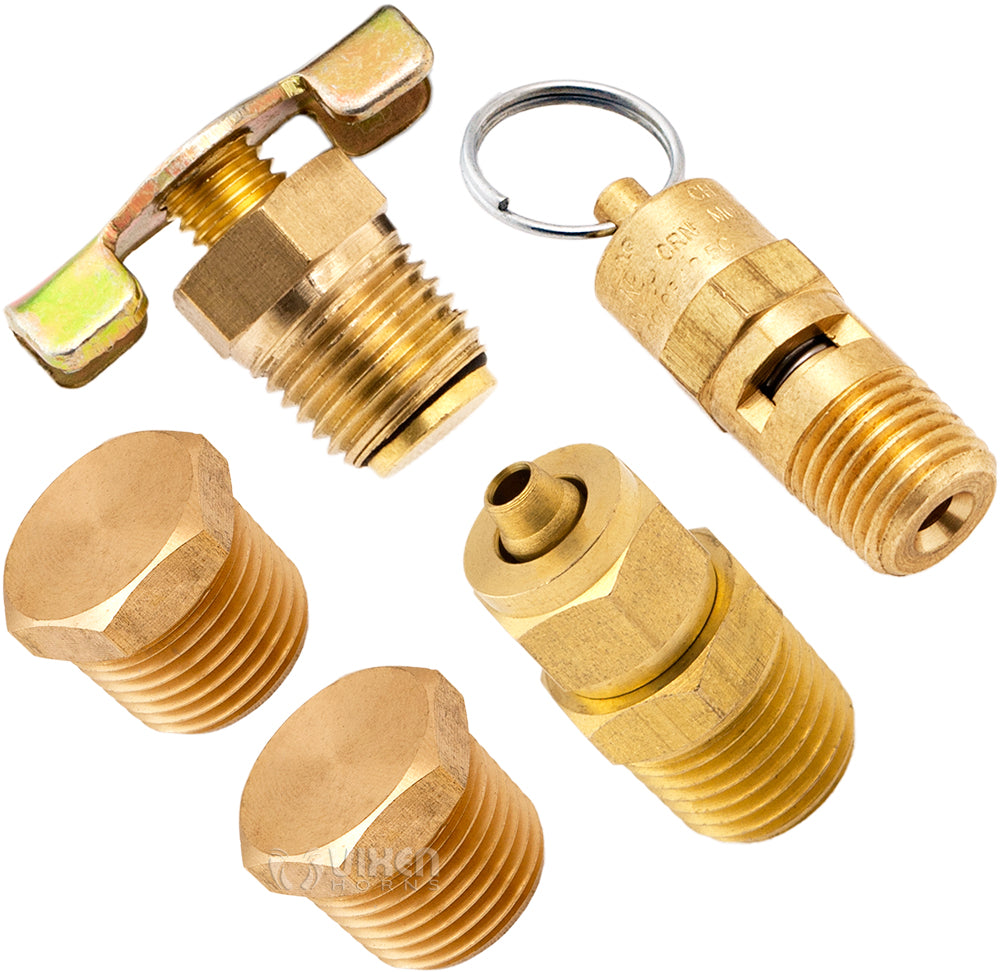 VIXEN HORNS VXK9901 ONBOARD TRAIN/AIR HORN TANK INSTALLATION KIT ...