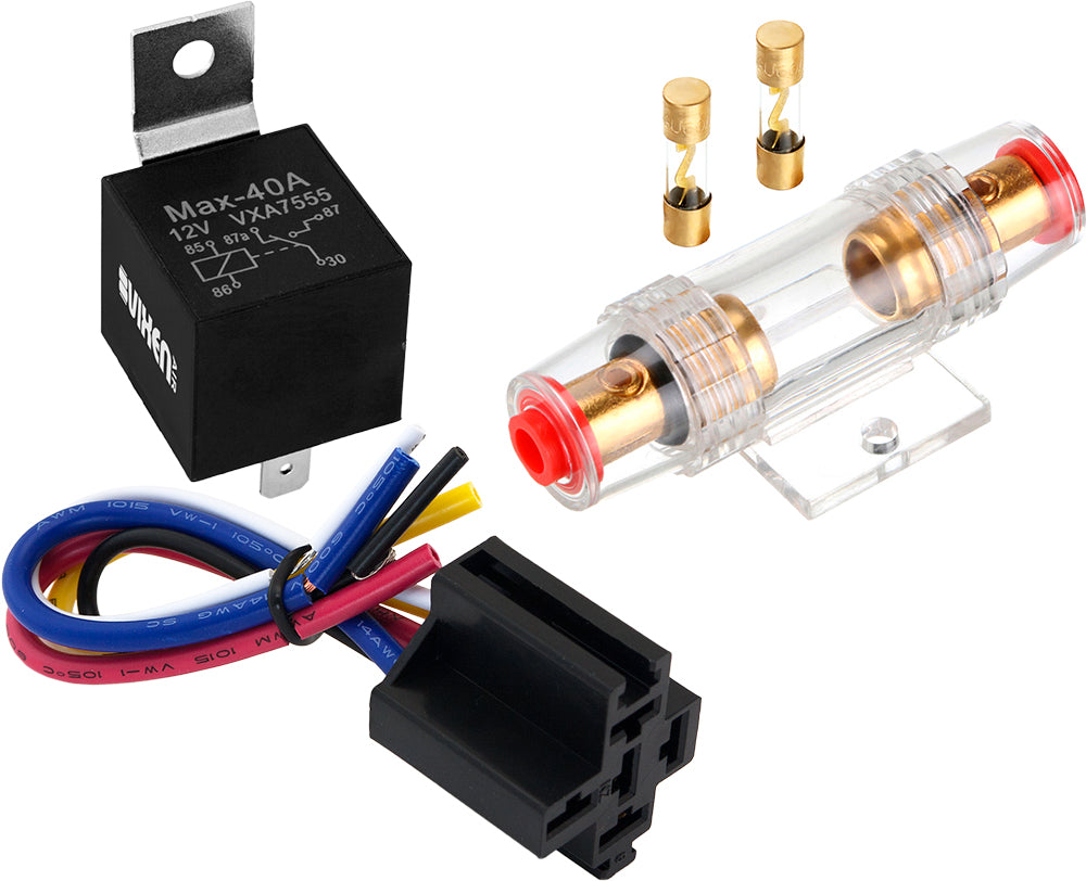 VIXEN HORNS VXA7501 5-PIN UNIVERSAL RELAY 12V/40A WITH PRE-WIRED QUICK ...