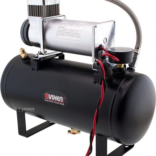 VIXEN HORNS VXO8560/4124C QUAD TRUMPET TRAIN AIR HORN CHROME PLATED ...